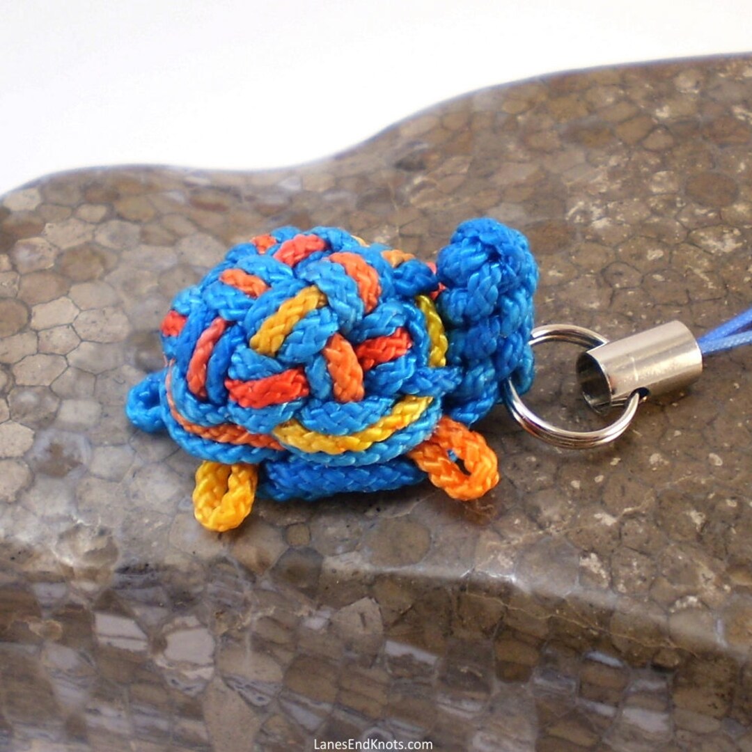 Turtle Charm, Turtle Zipper Pull, Chinese Knot Turtle, Macrame Charm ...