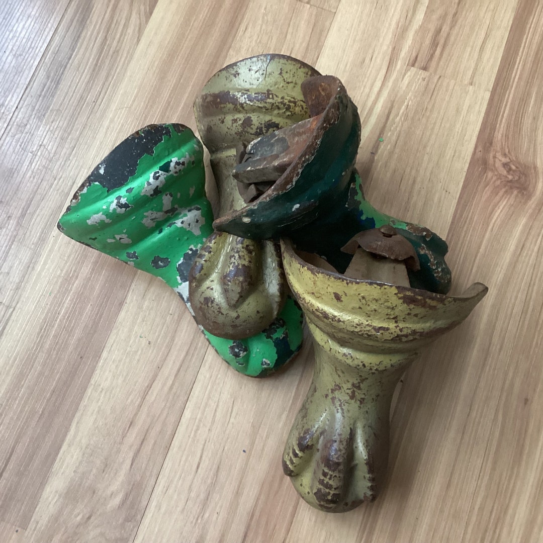 Antique Cast Iron Claw & Ball Bathtub Feet-set of 4-architectural ...