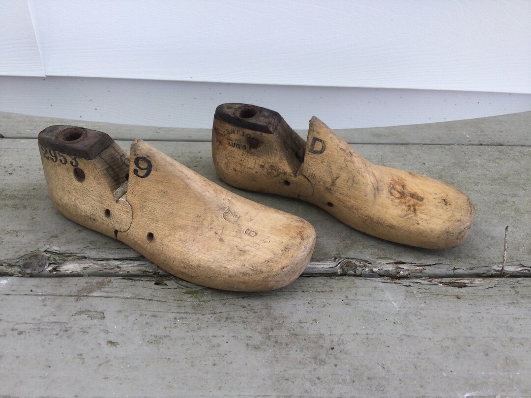 Antique/vintage Child’s Wood Shoe Form Pair-kempton-1951 - Etsy