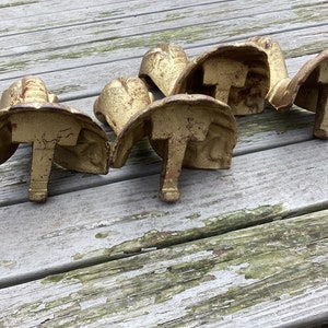 Antique Cast Iron Claw & Ball Bathtub Feet-set of 4-painted Gold ...