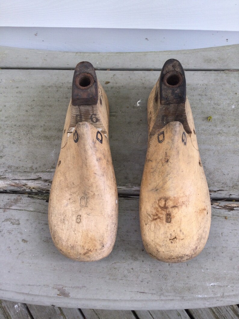 Antique/vintage Childs Wood Shoe Form Pair - Etsy