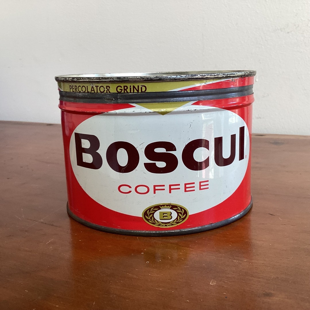 Vintage Boscul Coffee 1 Pound Coffee Tin/can-key Open-best of the Bean ...