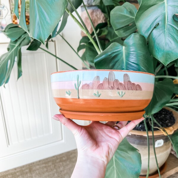 Large Shallow Planter - Etsy