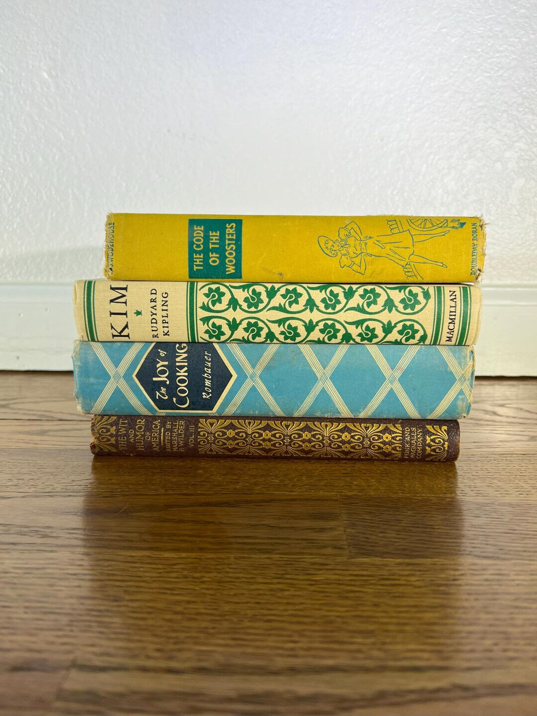 Colorful Vintage Books, Book Decor, Variety of Books - Etsy
