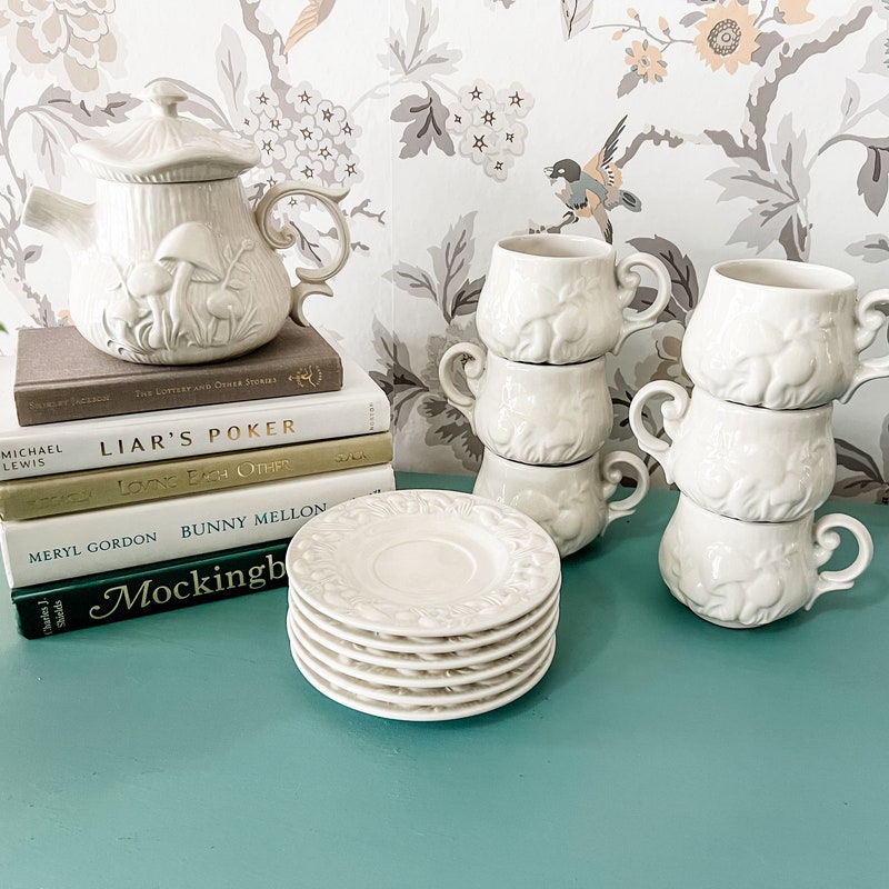 Mushroom Tea Set - Etsy