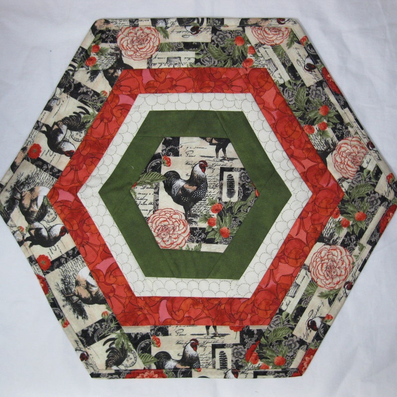 Rooster Table Runner - Etsy