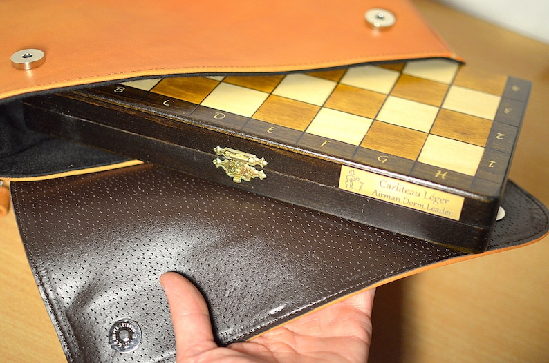 Leather Bag for CHESS for Small Chess Set Sewed by Hand - Etsy