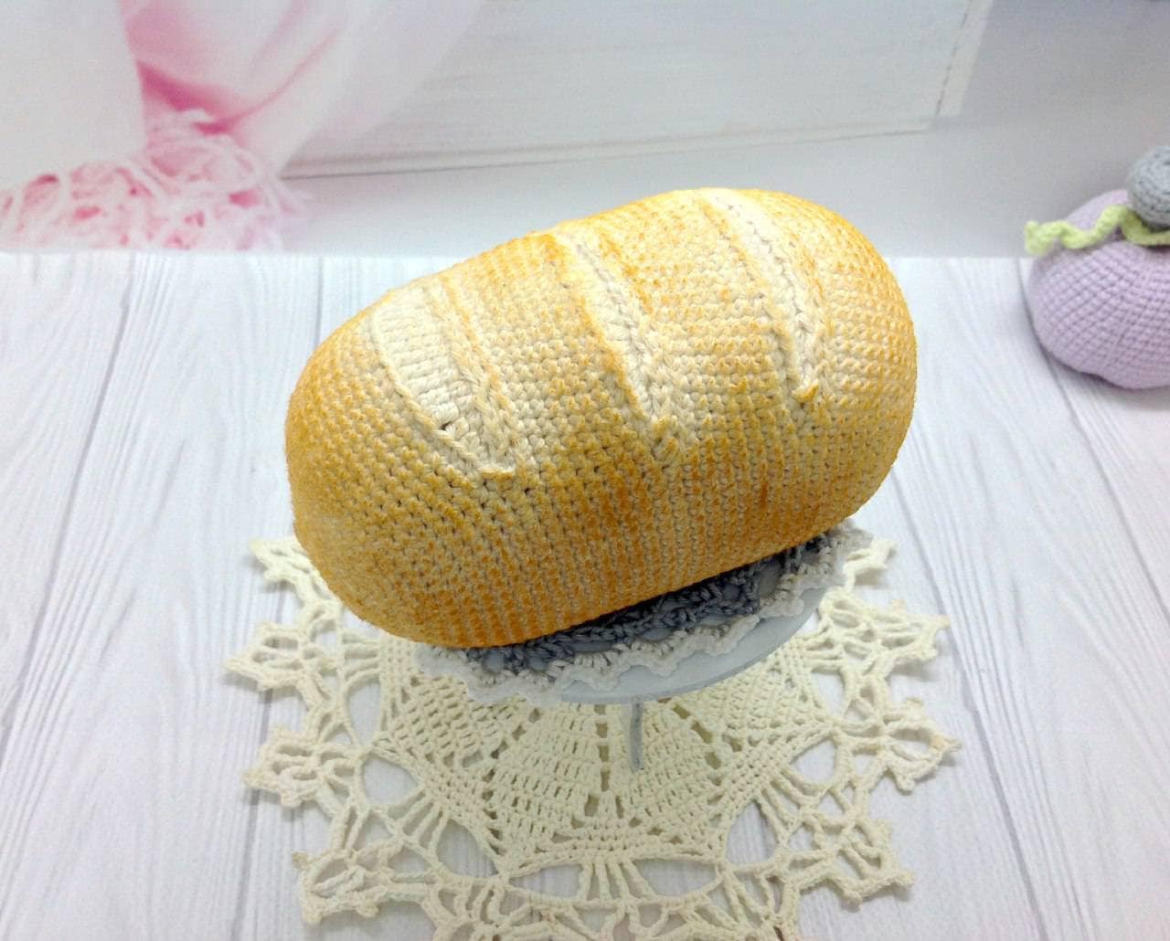 Crochet Bread, Crochet Breakfast, Crochet Leek, Crochet Food, Crochet ...