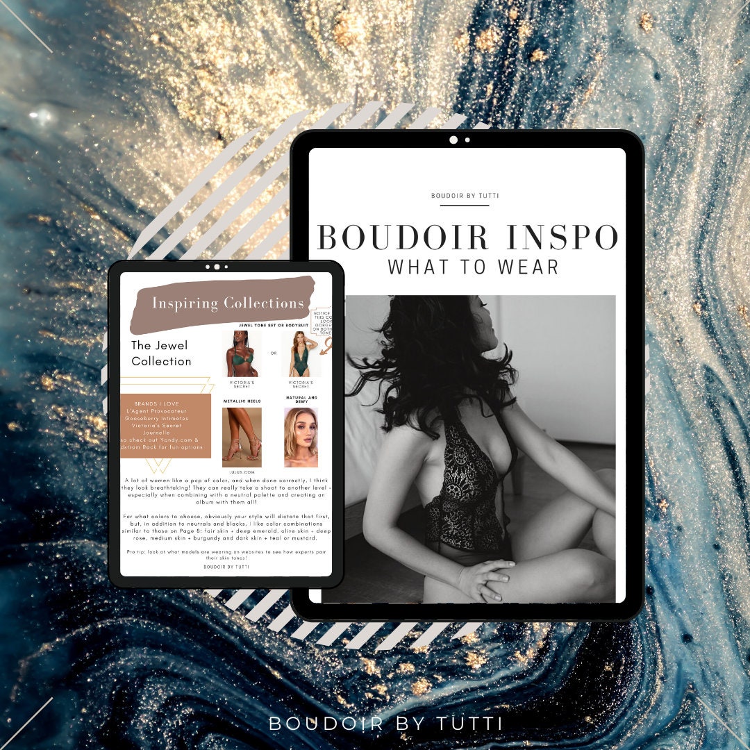 Boudoir Prep Guide BUNDLE | Including Posing Guide, What to Wear, Posing Ideas and Checklist - Etsy