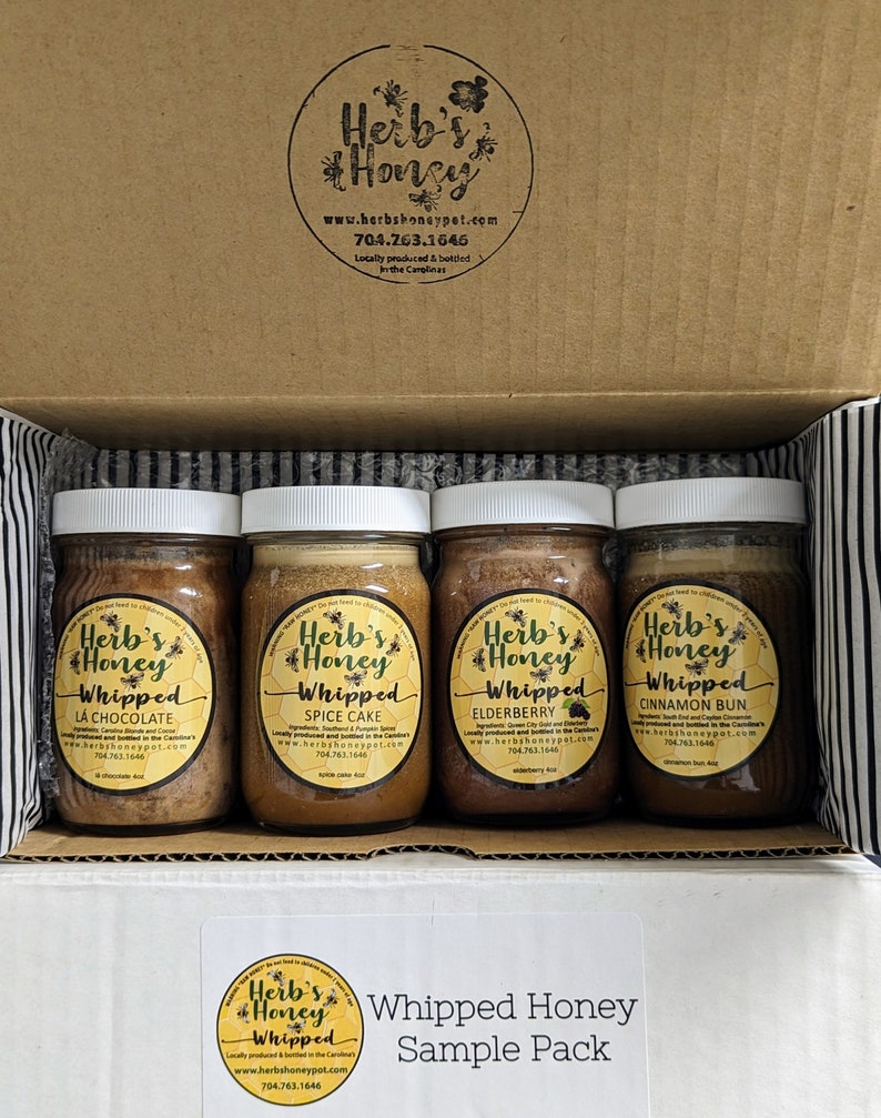 Herb's Whipped Honey Sample Boxes - Etsy