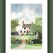 Cottage Gate, Original Watercolour Painting 10 X 7 Inches, Cottage ...
