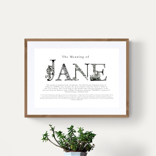 First Name Meaning - Etsy