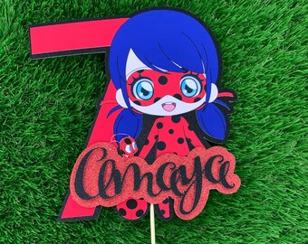 Lady Bug Cake Topper | Etsy