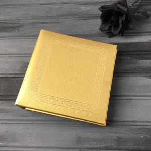 Gold Vintage Photo Album / Photo Album / Vintage Gold Photo Album ...