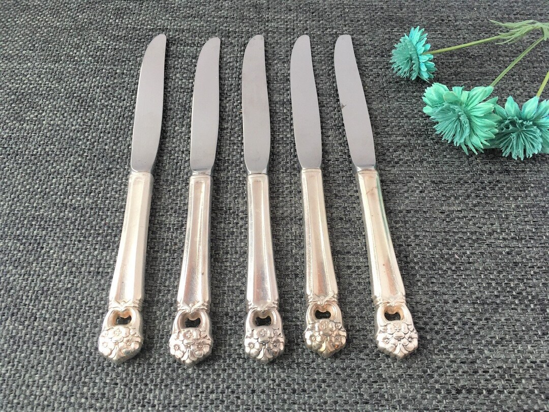 ROGERS Silver Knife Set / Silver Plate Knife / Silver Knives ...