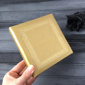 Gold Vintage Photo Album / Photo Album / Vintage Gold Photo Album ...