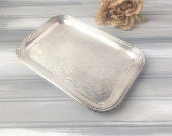 Silver tray | Etsy