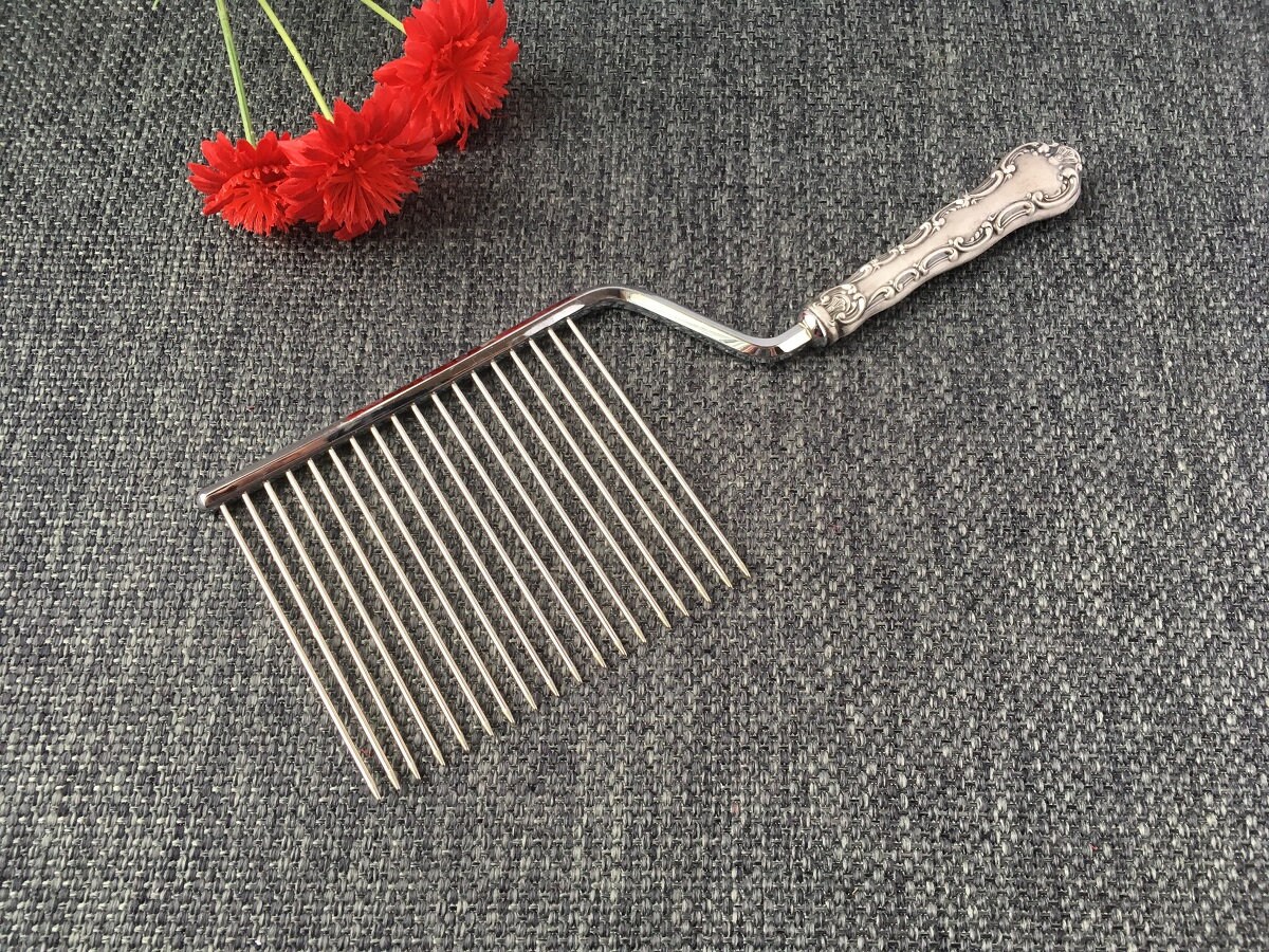 Silver Cake Comb / Cake Comb / Silver Cake Cutter / Cake | Etsy