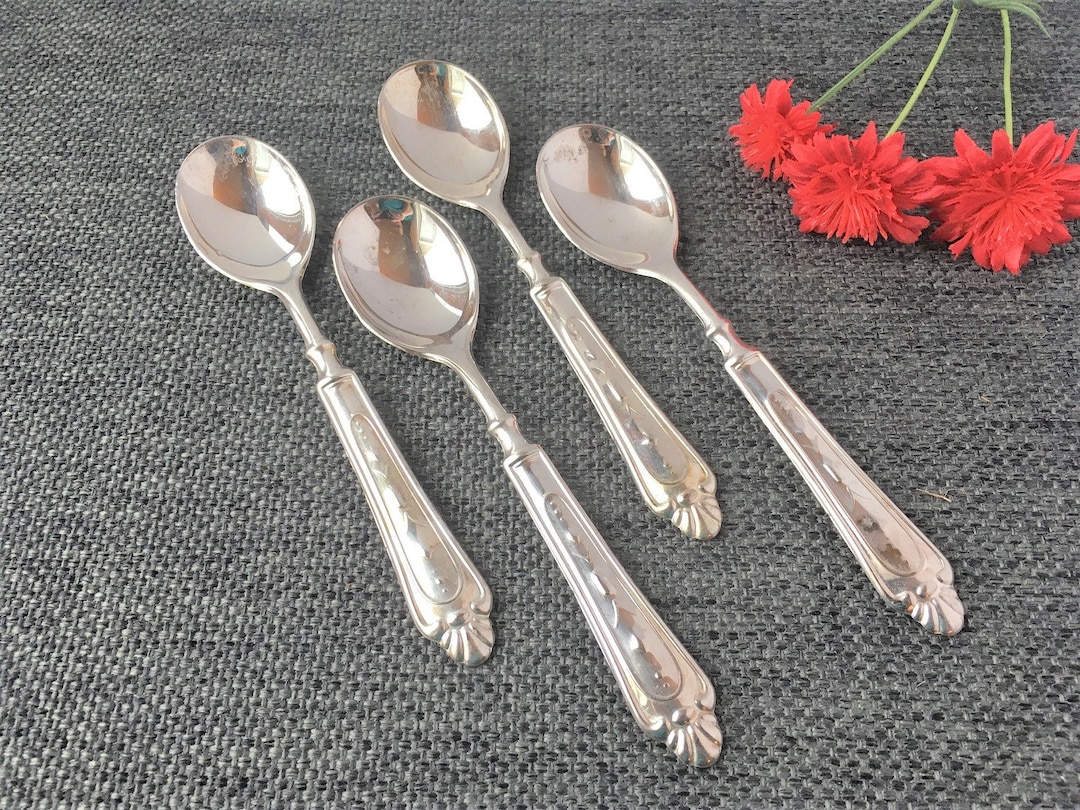ITALY Silver Tablespoons / LBL Italian Spoon / Silverware Table Spoons ...