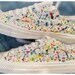 Colorful Splash Sneakers Hand-painted Shoes Splash Shoes - Etsy