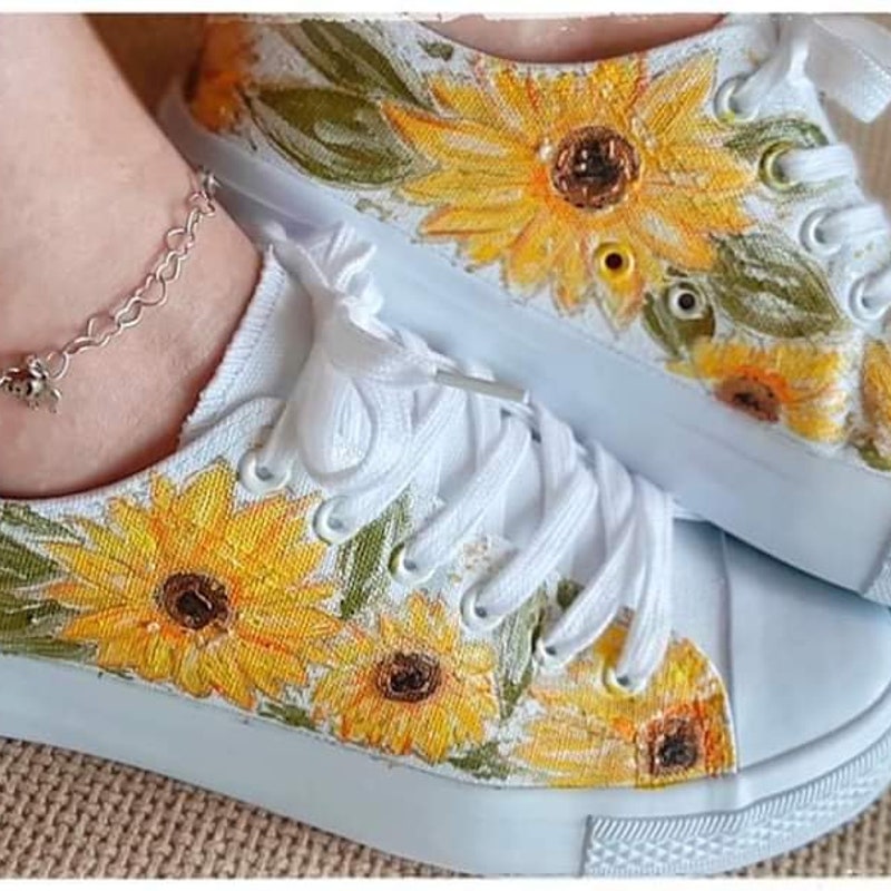 Sunflower Shoes - Etsy