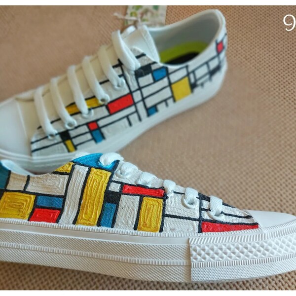 Painted Shoes - Etsy