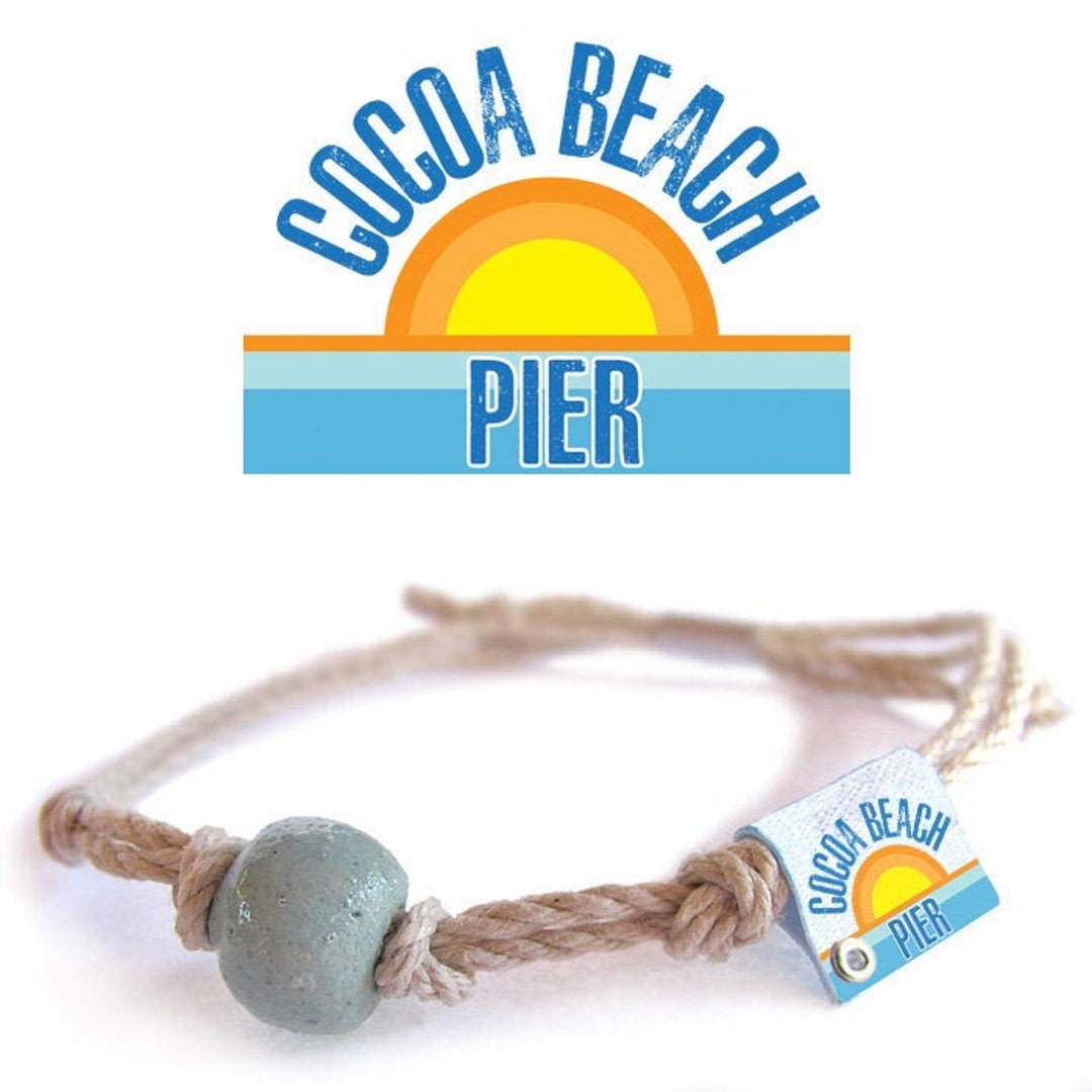 Cocoa Beach Hemp Bracelet: Vegan Boho Earth Band, Handmade - Etsy