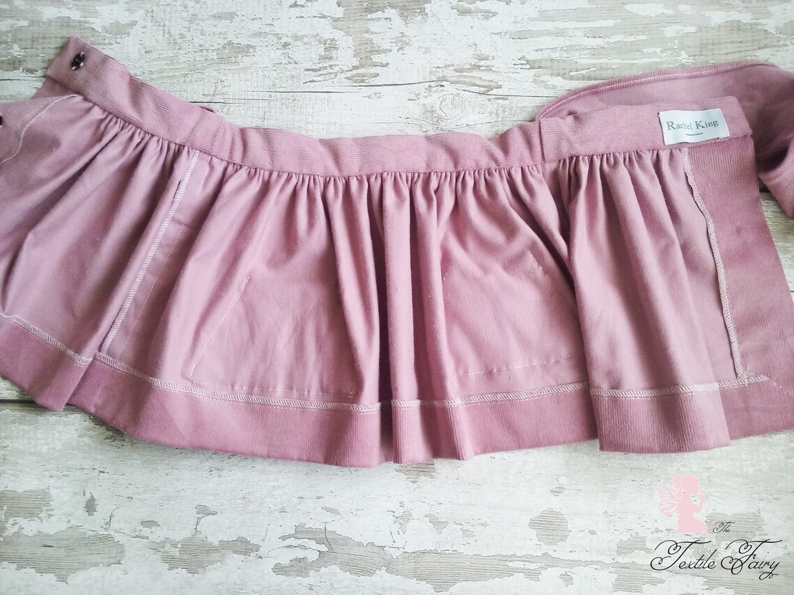 Pink Corduroy Skirt Girls Skirt With Pockets Pink Skirt Etsy
