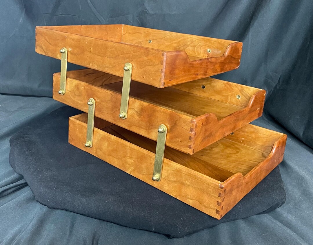 3 Tier Cherry Retractable Trays 12 1/2 X 10 X 6 1/2 Closed 261-922 - Etsy