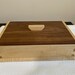 Keepsake Box - Curly Maple With Black Walnut Top - Etsy