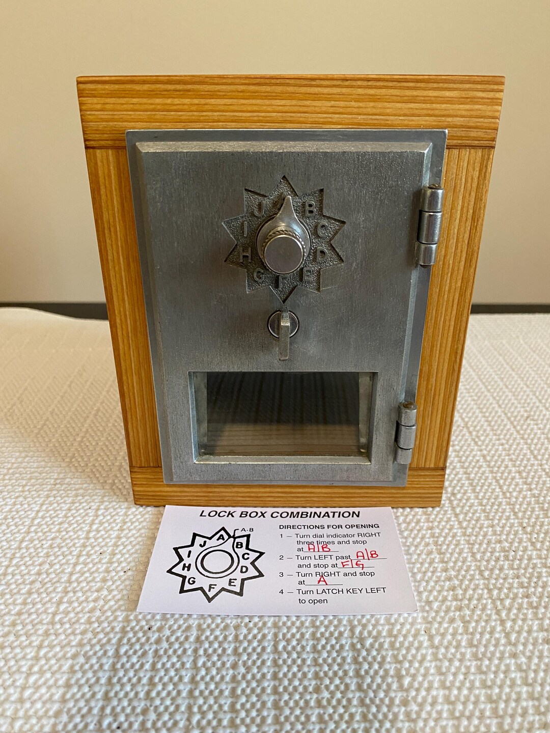 Reclaimed Cypress - 1950's Post Office Door by American Device Lock Co ...