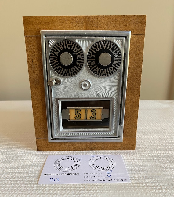 1950's Corbin Double Dial Post Office Door Safe/bank - Etsy