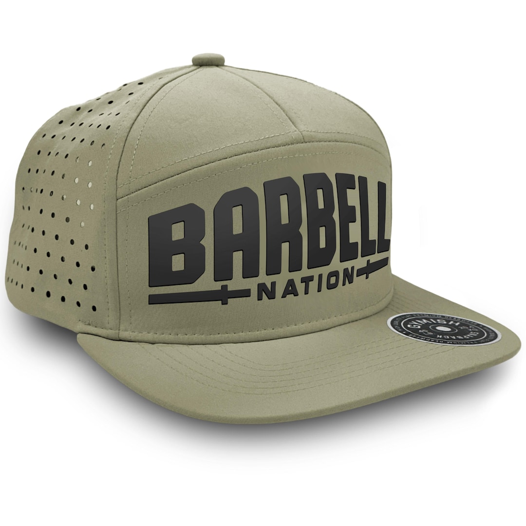 Gymish Barbell Nation Workout Hats for Men Fitness Trucker Snapback Gym ...