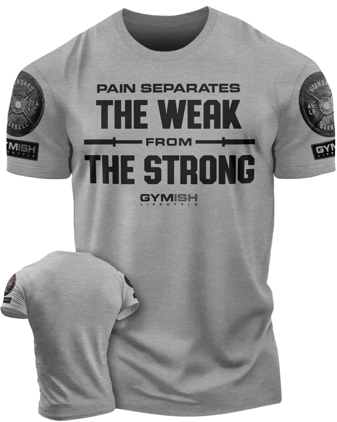 121. Weak From Strong Funny Gym T-shirt for Men Lifting Motivational ...
