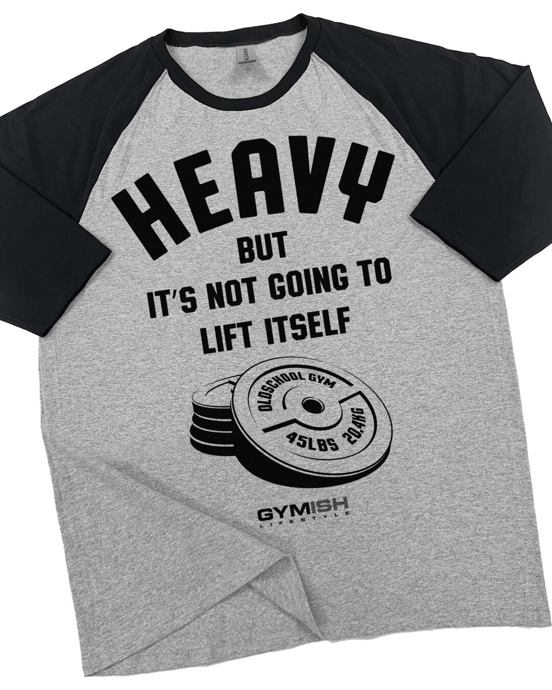 041. RAGLAN Heavy Lift Workout Gym T-shirt for Men - Etsy