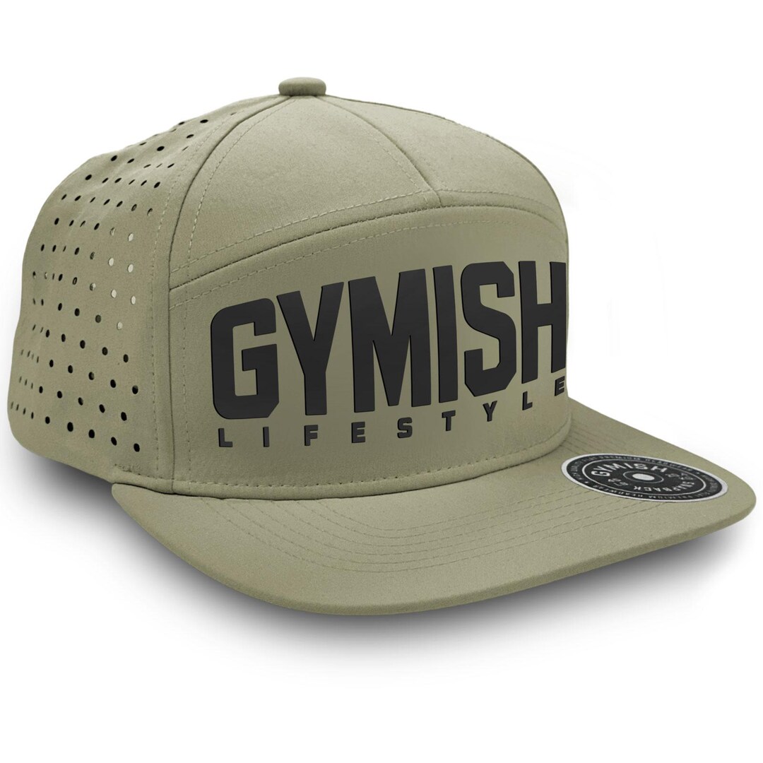 Gymish Lifestyle Workout Gym Hats for Men With Laser-vented Design in ...
