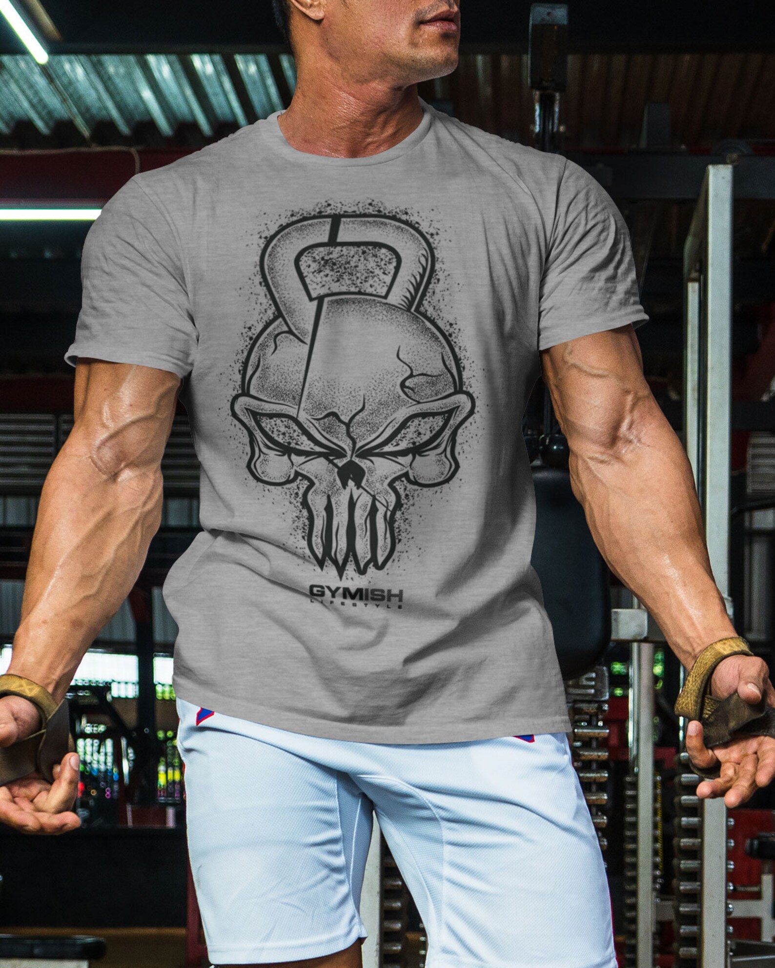 Gym Reaper Workout Crossfit T-shirt for Men Weightlifting - Etsy