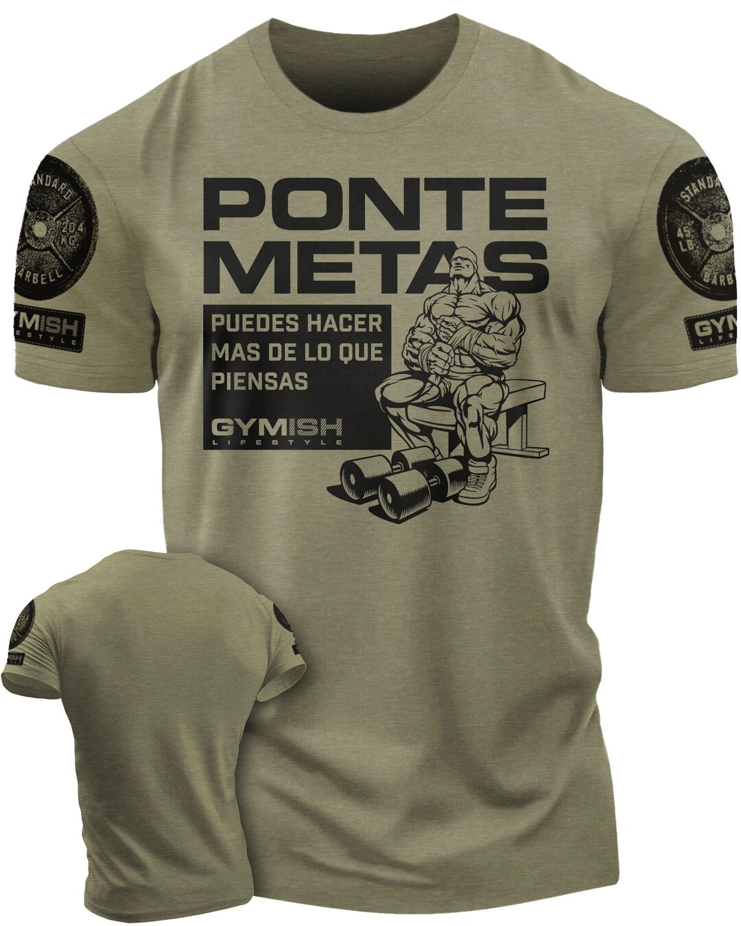 Ponte Metas Puedes Hacer Mas De Lo Que Piensas Workout Gym T-shirt ...