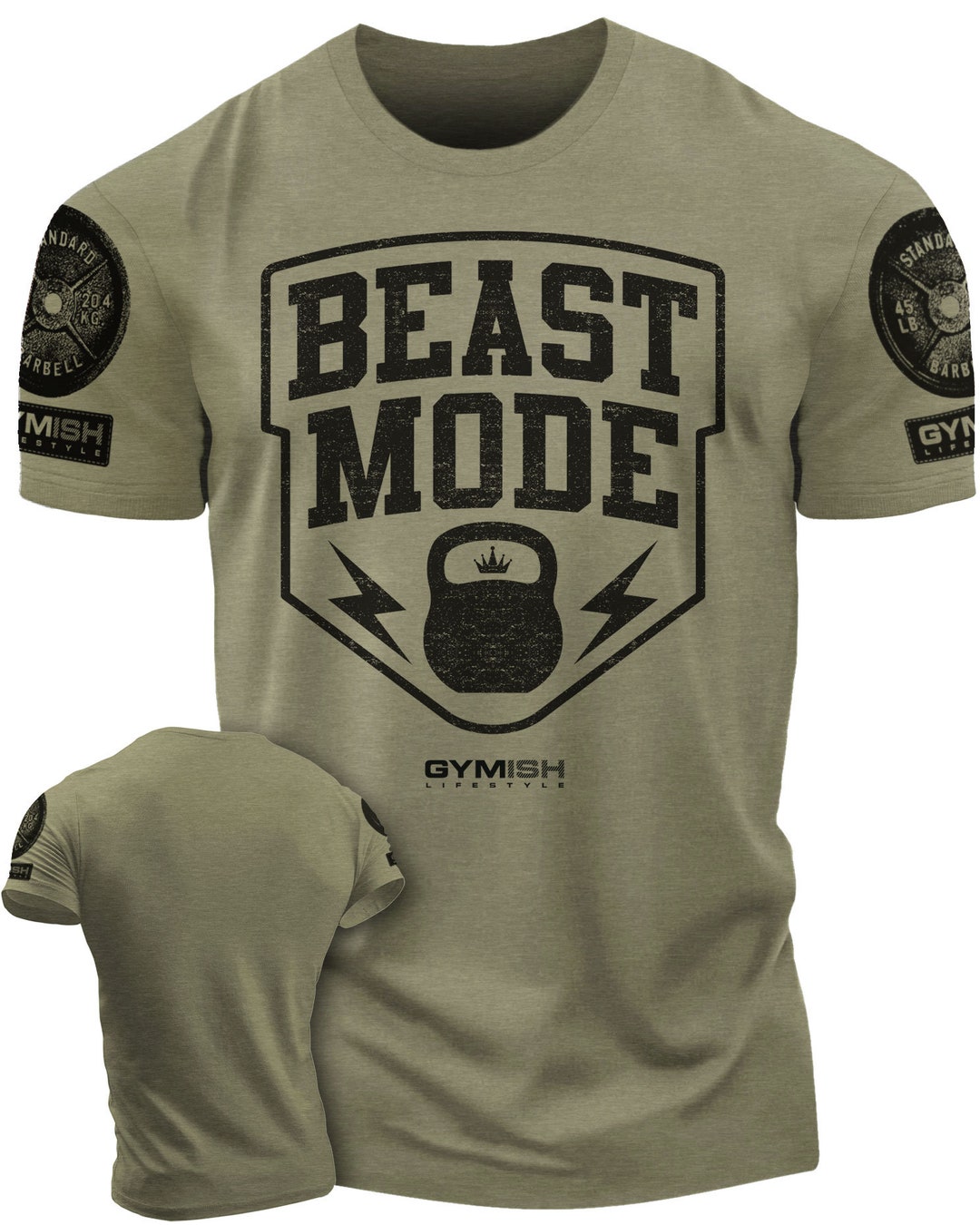 007. Beast Mode Funny Motivational Workout Gym T-shirt for Men - Etsy