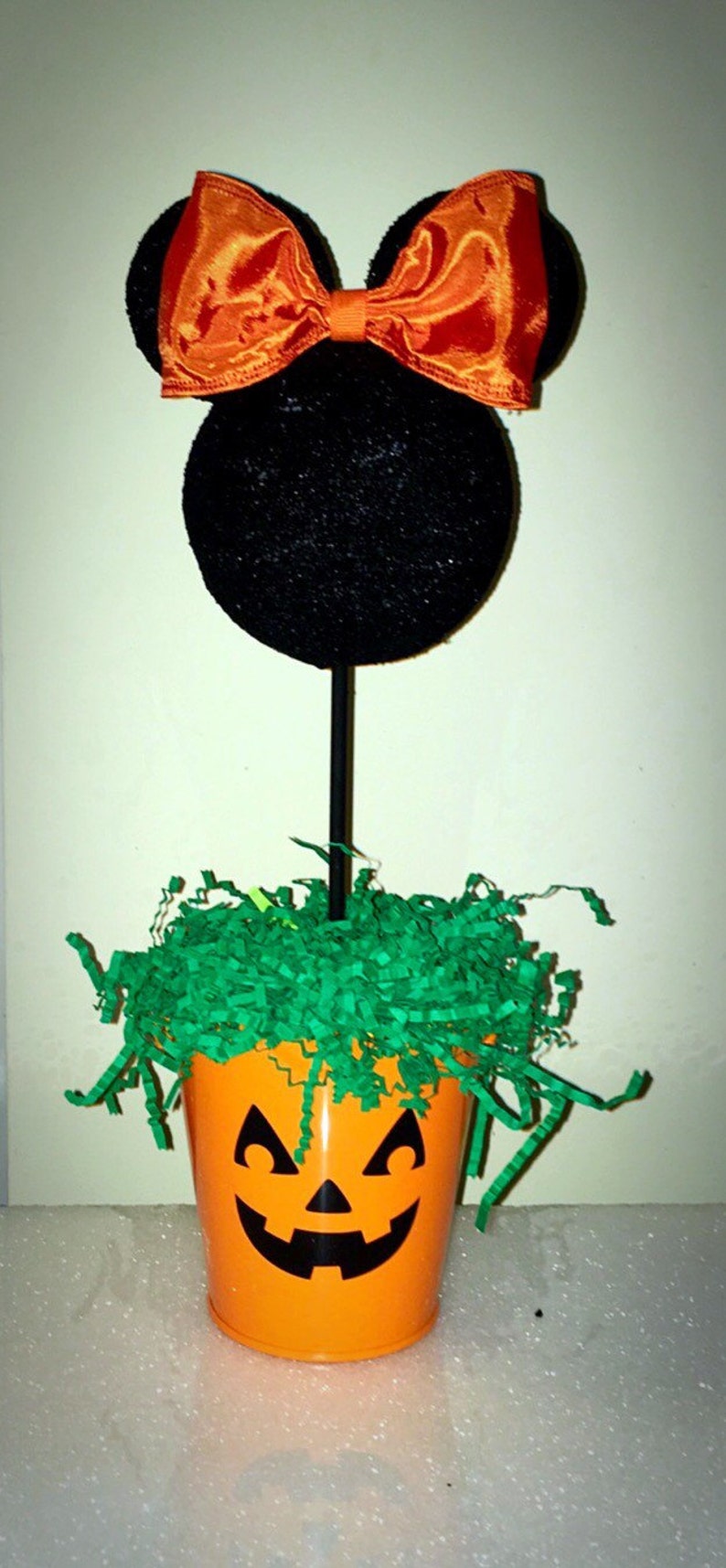 Minnie Mouse Inspired Halloween Party Centerpiece, Minnie Pumpkin Patch ...