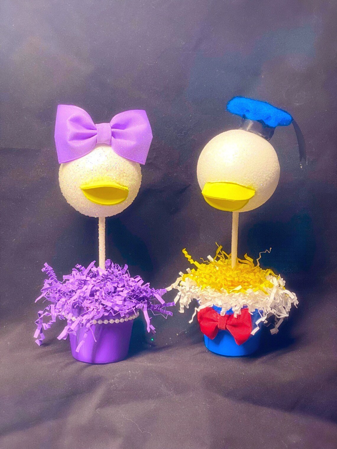 Donald Duck Inspired Centerpiece, Donald Duck Birthday, Donald Duck ...