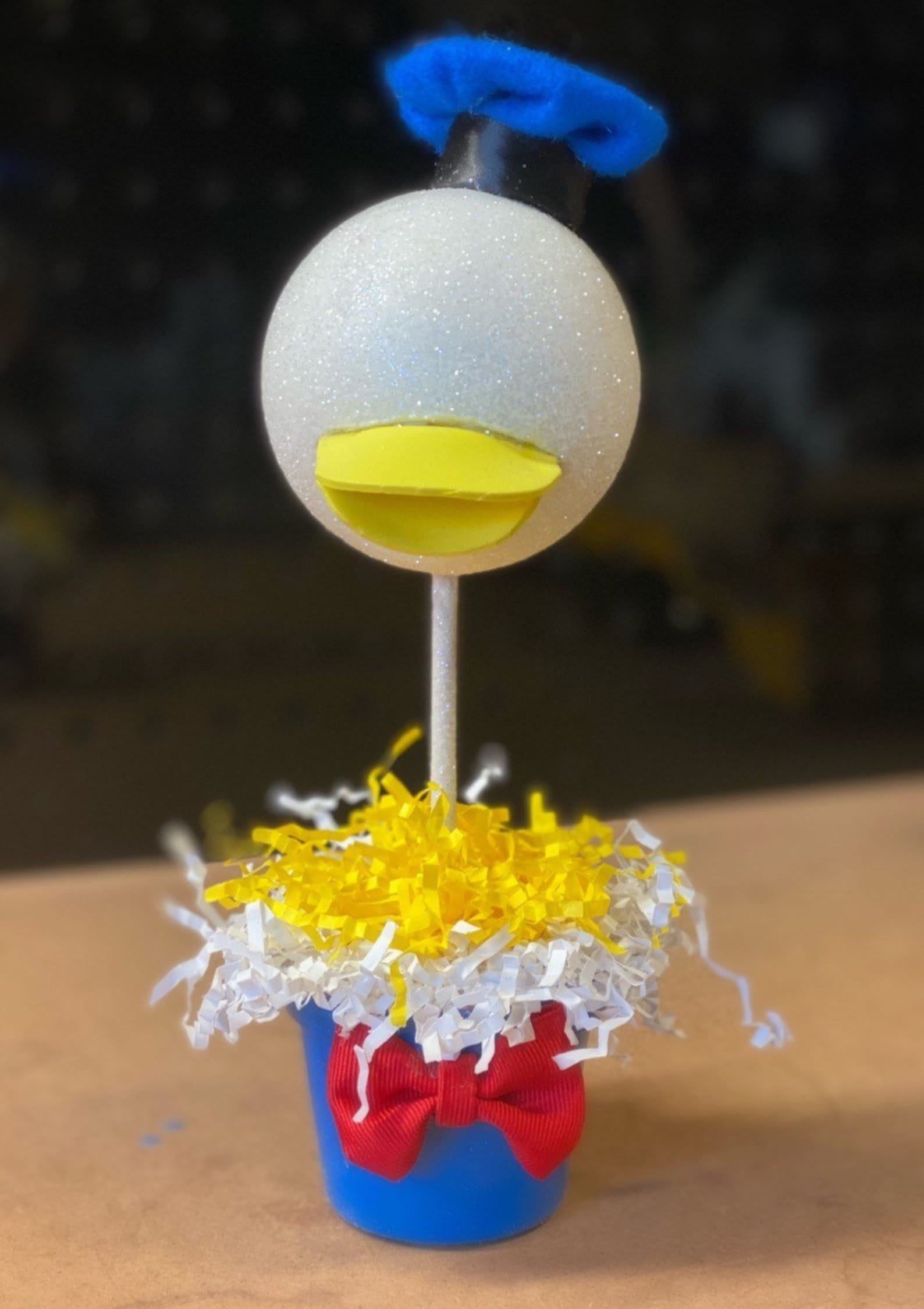 Donald Duck Inspired Centerpiece, Donald Duck Birthday, Donald Duck ...