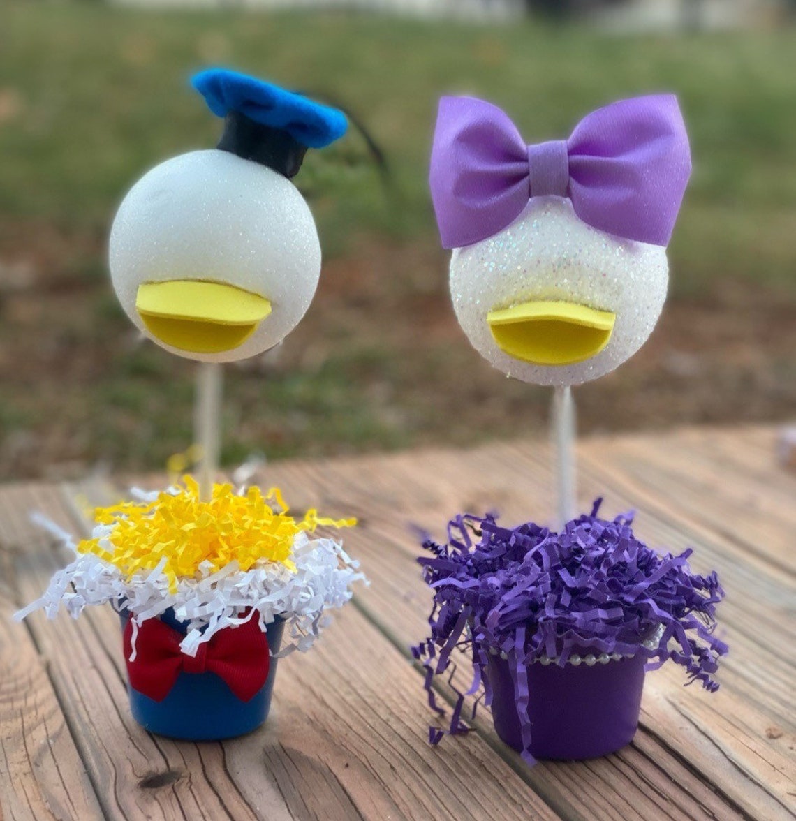 Donald Duck Inspired Centerpiece Donald Duck Birthday Donald | Etsy