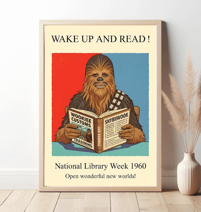 Star Wars Reading Posters | Set of 6 | Kids Room Decor | National ...
