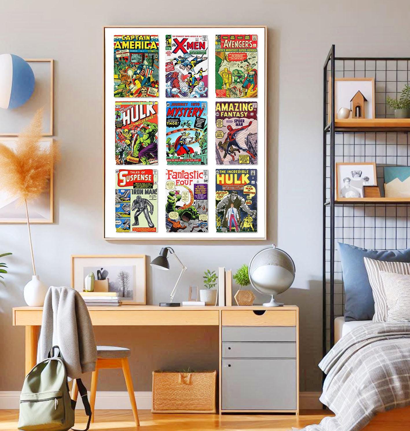First Editions Comics Poster - Vintage Wall Art for Teen & Man Cave - Etsy