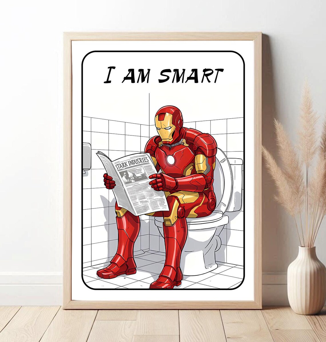 Superhero Bathroom Sign Set | Funny Restroom Wall Art | Set of 6 - Etsy