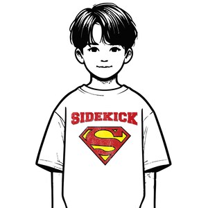 Super Dad & Sidekick PNG | Father’s Day Clipart | Dad Shirt Design - Etsy