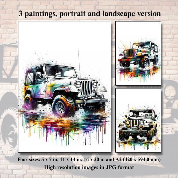Jeep Poster - Etsy