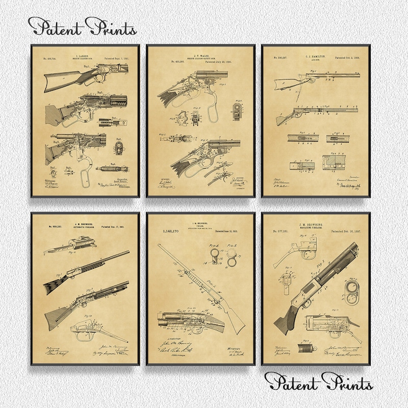 Vintage Rifle Wall Art - Etsy