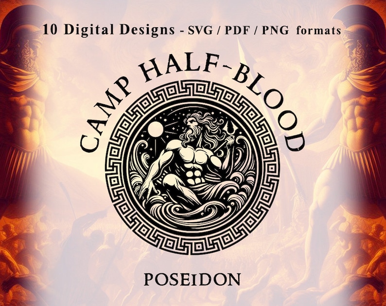 Camp Halfblood SVG Bundle: Percy Jackson Designs (digital Download) - Etsy